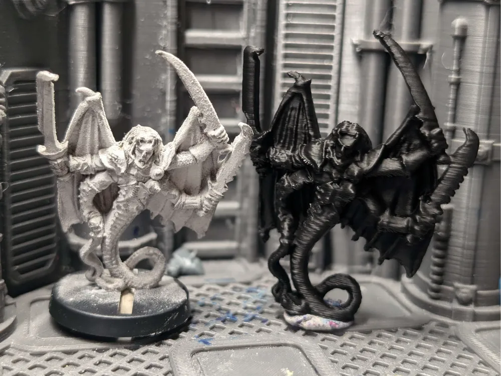 Expensive Vintage Snake with wings daemon by Ceiling Lamp Enjoyer ...