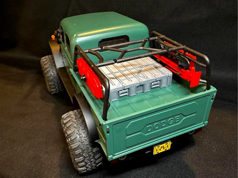 Axial Scx24 Dodge Power Wagon Toolbox Upgrade By Battcave Makerworld