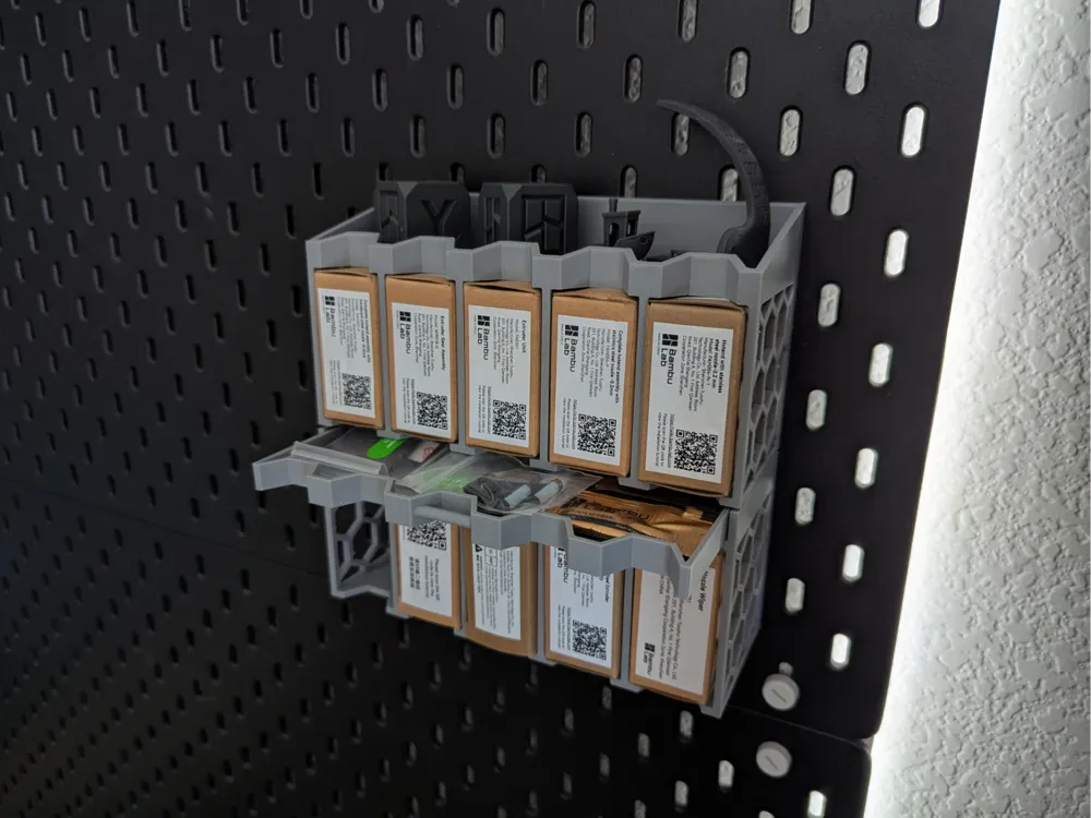 Bambu Labs Box Rack for Skadis by ShortCourse MakerWorld: Download Free ...