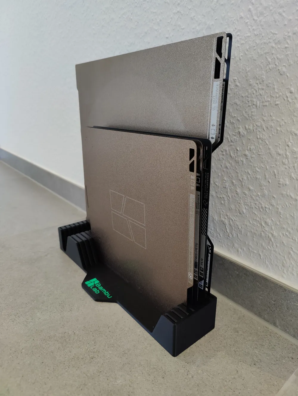 Bambu Lab build plate holder H2D X1C P1P P1S A1 by thkln MakerWorld ...