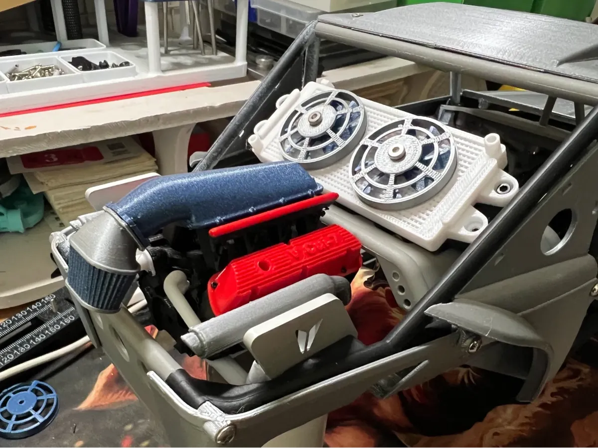 VANQUISH H10 OPTIC VS4-10 RADIATOR FAN ,1/10 - Free 3D Print Model ...