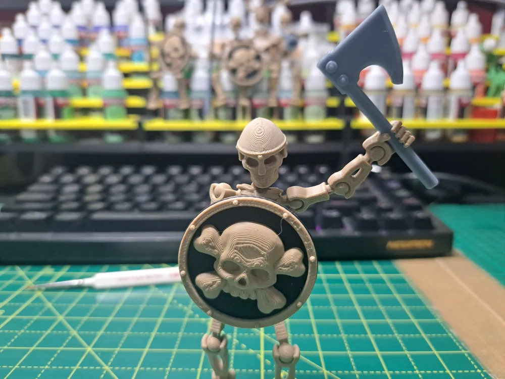 Accessories for Posable Skeleton Army by Admittance - MakerWorld