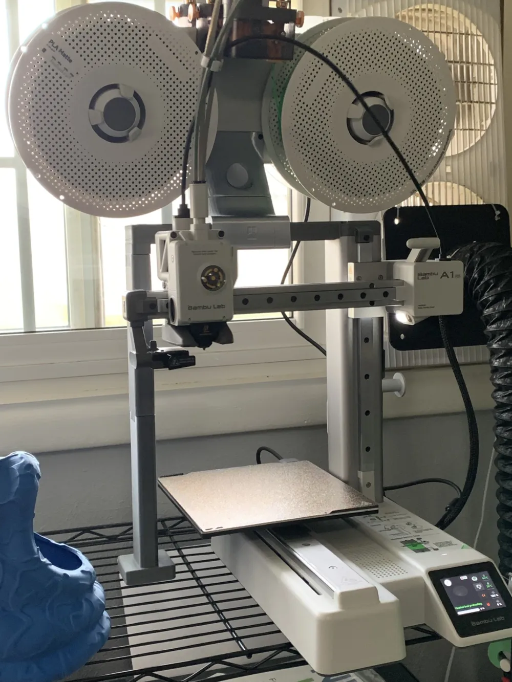 A1 Mini AMS Lite Top Mount With Z-Axis Stiffener Bracket by lindnjoe ...