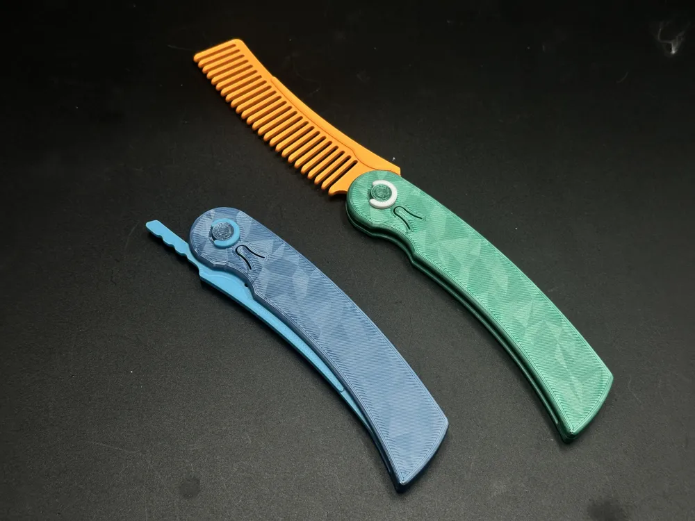 Modern Higonokami Folding Comb II [Detent Edition] - Free 3D Print ...