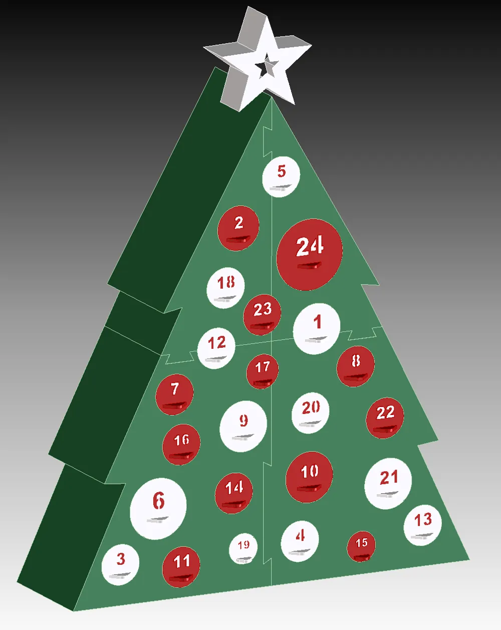 Advent Calendar - Free 3D Print Model - MakerWorld