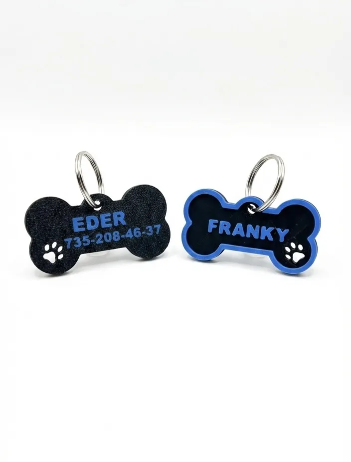Customizable dog tag - Free 3D Print Model - MakerWorld