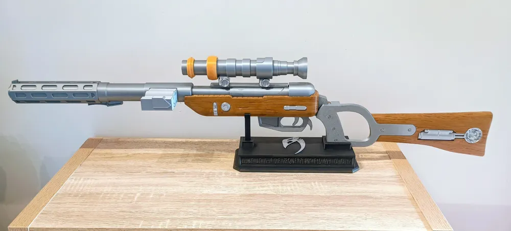 Stand for Mystery Makers Mando&Grogu Blaster - Free 3D Print Model ...