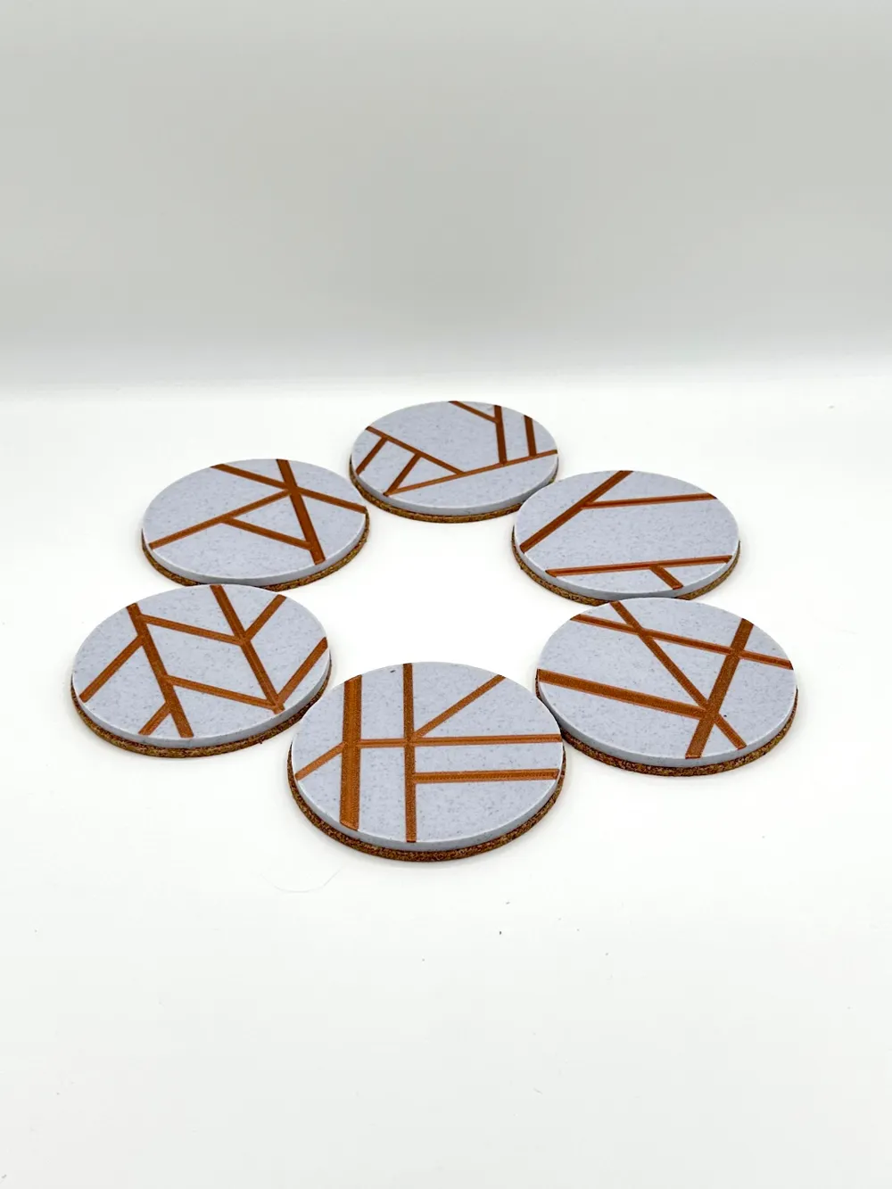 Geometric Coaster Set by PiNK_3DP - MakerWorld