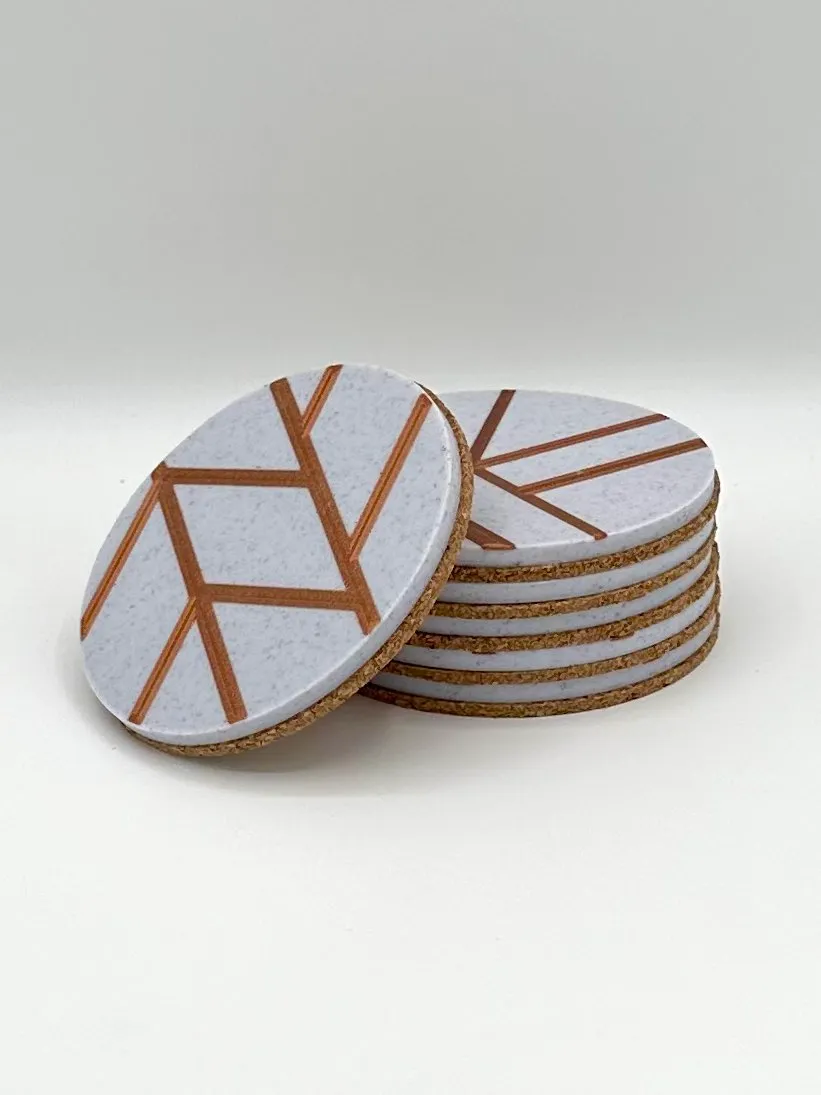 Geometric Coaster Set by PiNK_3DP - MakerWorld