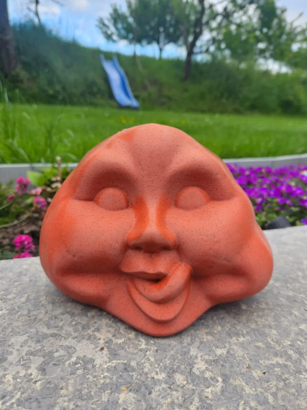 Funny Stone Face – Deko Stein Figur - Free 3D Print Model - MakerWorld