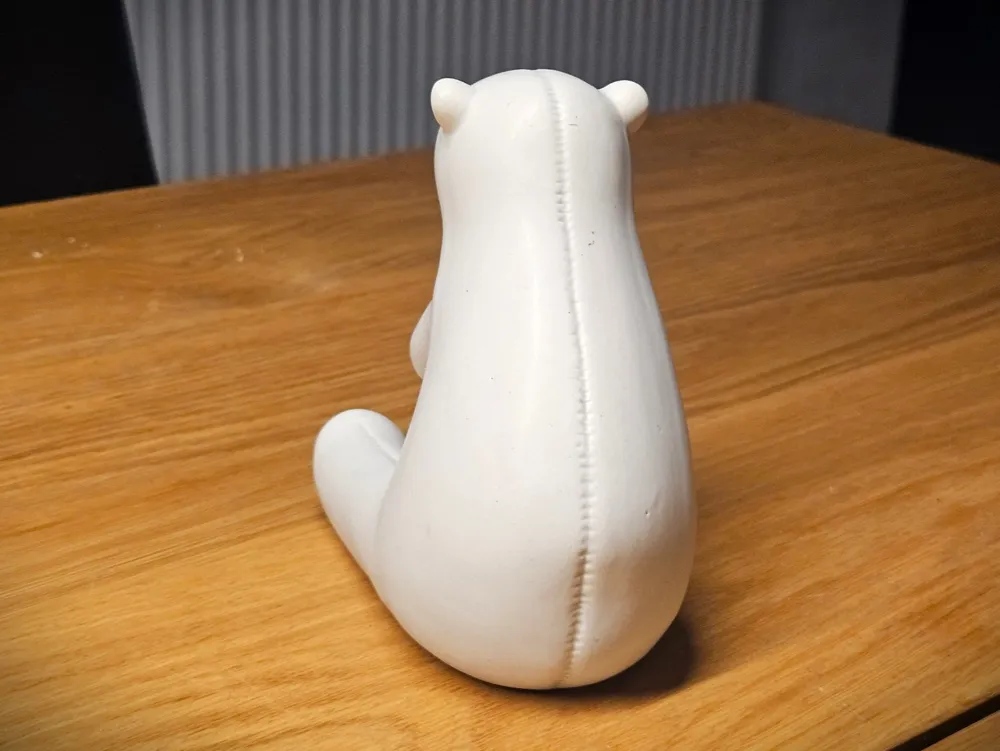 Ceramic Teddy Polar Bear - 3D Scan - Free 3D Print Model - MakerWorld