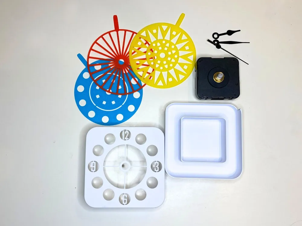 Fidget Art Clock by helloadorable - MakerWorld