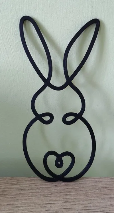 Wall Art - Bunny by Alexis_ - MakerWorld