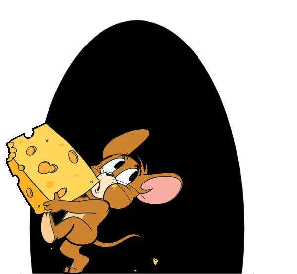 Jerry with cheese - tom and jerry wall art by Bromigo77 - MakerWorld