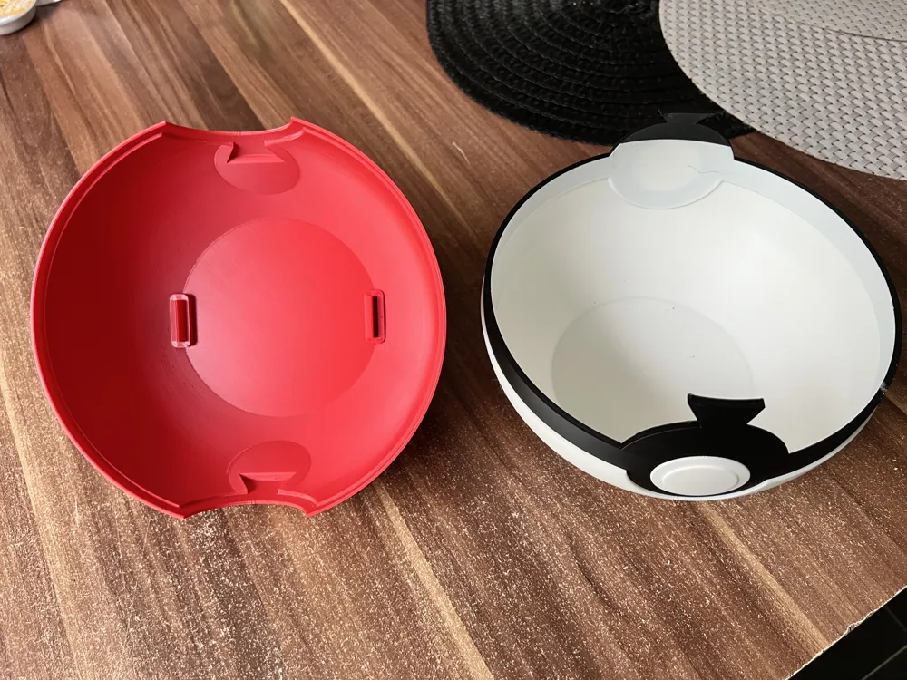 Pokemon Pokeball Lunch Box Carrier Box Case - Free 3D Print Model ...