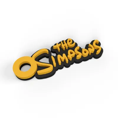 The Simpsons Maggie keychain by nicodeimos - MakerWorld