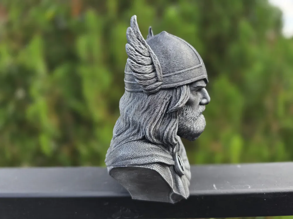 Tyr – Norse God Bust - Free 3D Print Model - MakerWorld