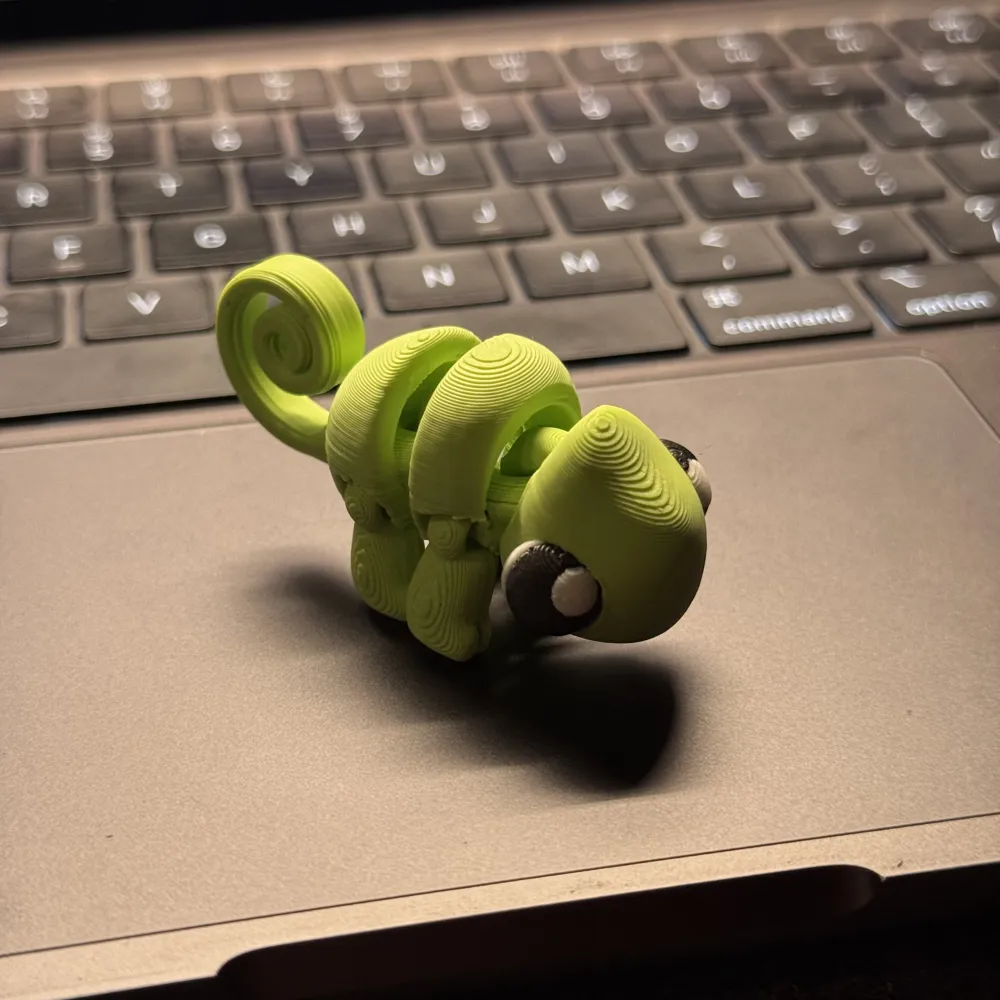 Articulated Chumky Chameleon! - Free 3D Print Model - MakerWorld