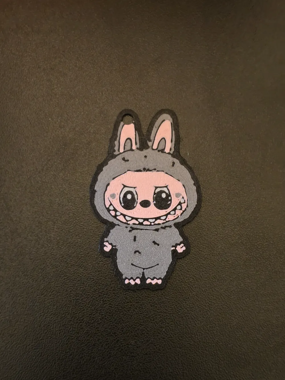 Keychain Labubu And The Monster Grigio Cute Girl by FRANKIE 3D PRINT ...