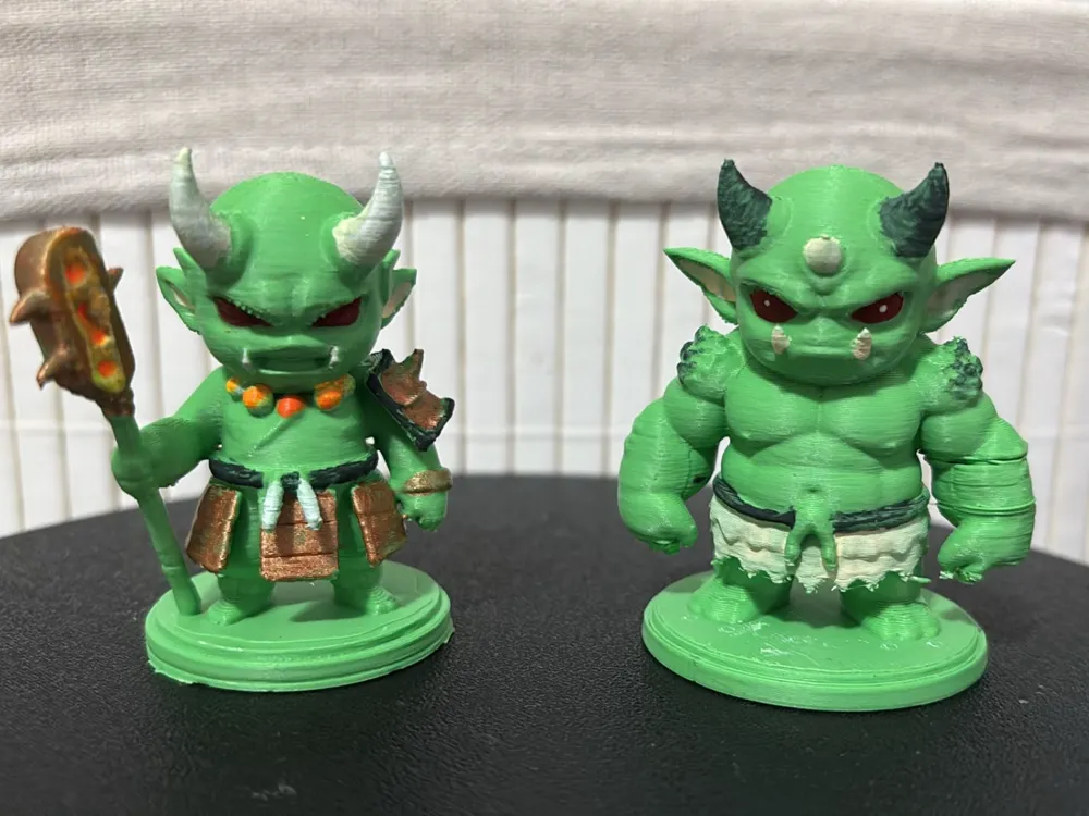 Chibis Unite - Oni Due by orenlibane - MakerWorld