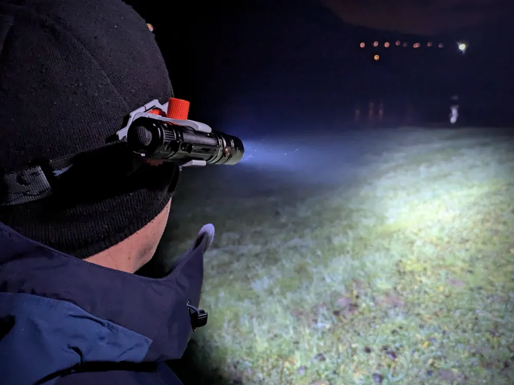 Flashlight to headlamp converter - Free 3D Print Model - MakerWorld