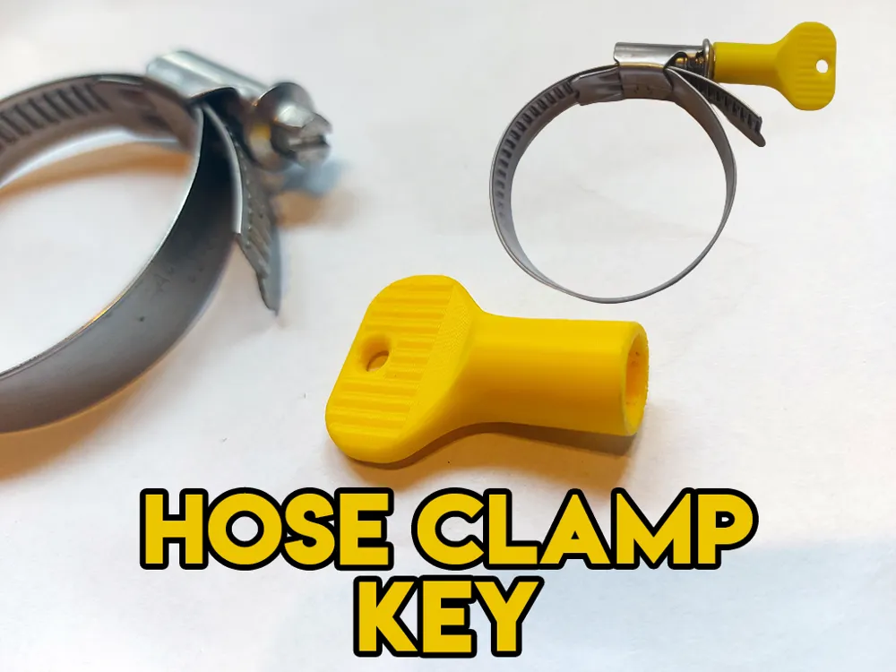 Hose clamp key - Free 3D Print Model - MakerWorld