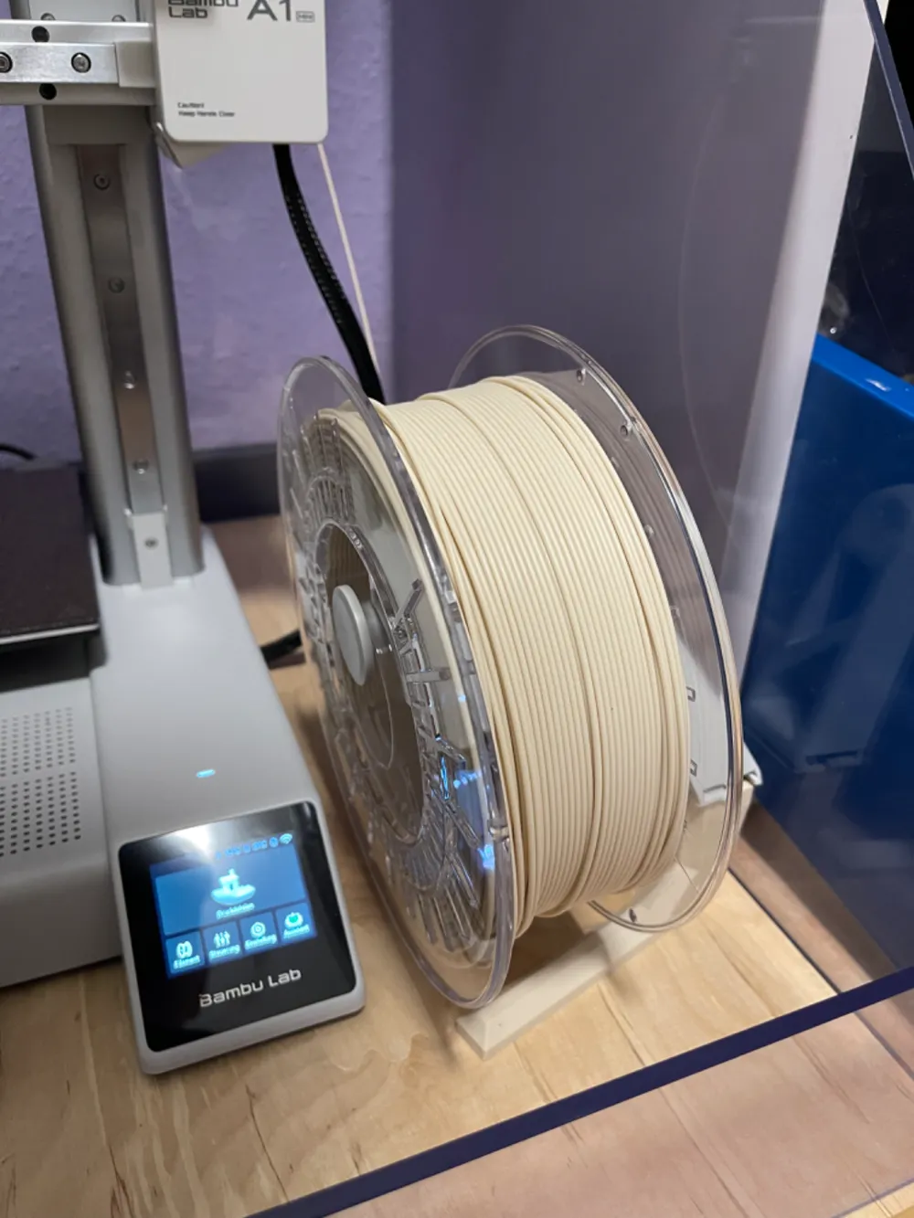 Spool Holder stand Bambu A1 Mini original parts by paulhuhn MakerWorld ...