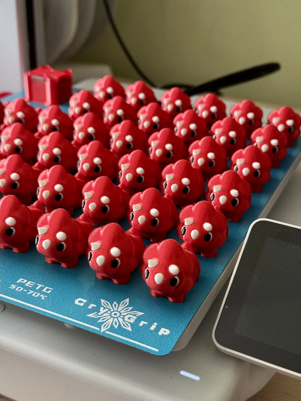 Mini Fidget Triceratops Dinosaur by Folk & Forge MakerWorld: Download Free 3D Models