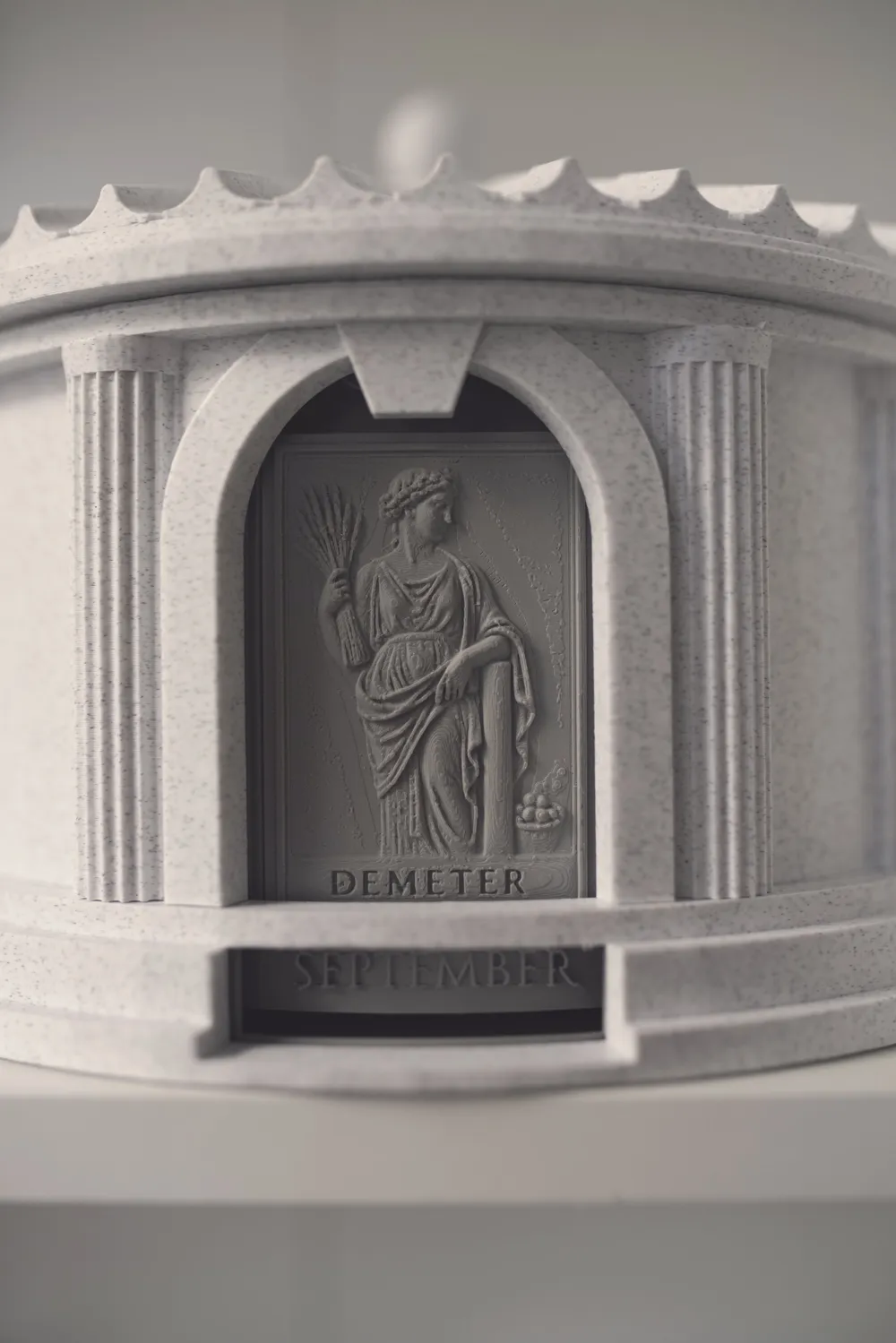 Temple with Rotating Frescoes of Gods – 12 Months by Perhy MakerWorld ...