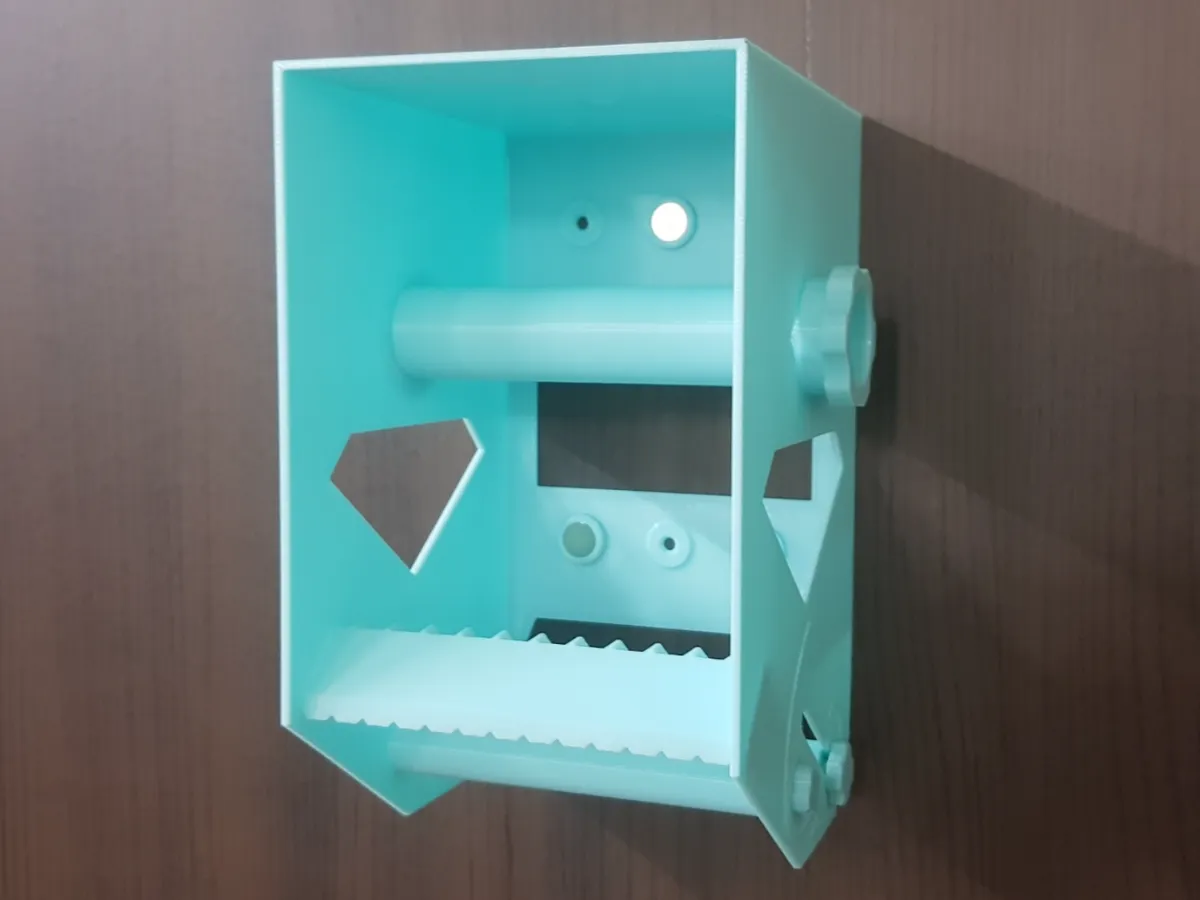 One handed tear off toilet paper holder - Free 3D Print Model - MakerWorld