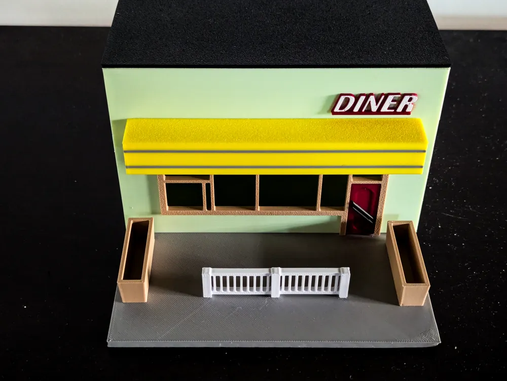 Little Goat Diner Chicago - 1/64 Scale Model by LAYRLAB MakerWorld ...