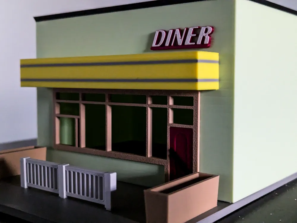 Little Goat Diner Chicago - 1/64 Scale Model by LAYRLAB MakerWorld ...
