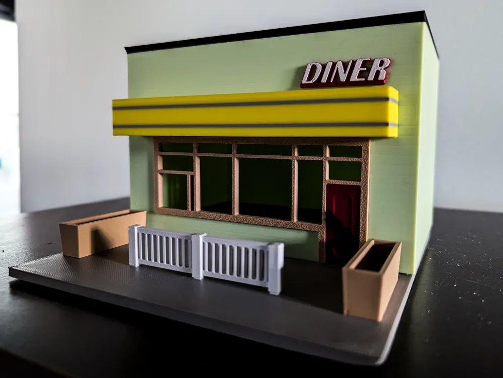 Little Goat Diner Chicago - 1/64 Scale Model by LAYRLAB MakerWorld ...