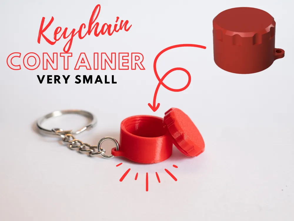 Small Keychain Container by Tim - MakerWorld