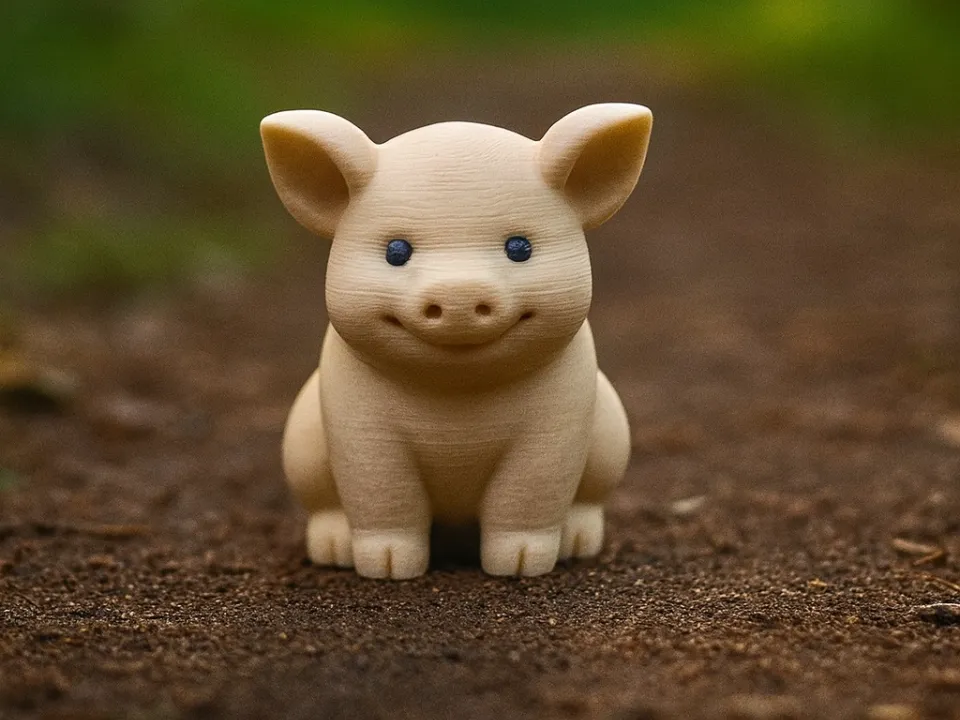 Cute Piglet by Ptak MakerWorld: Download Free 3D Models