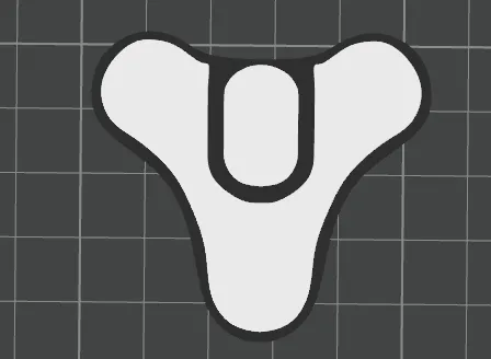 Destiny 2 Logo - Free 3D Print Model - MakerWorld