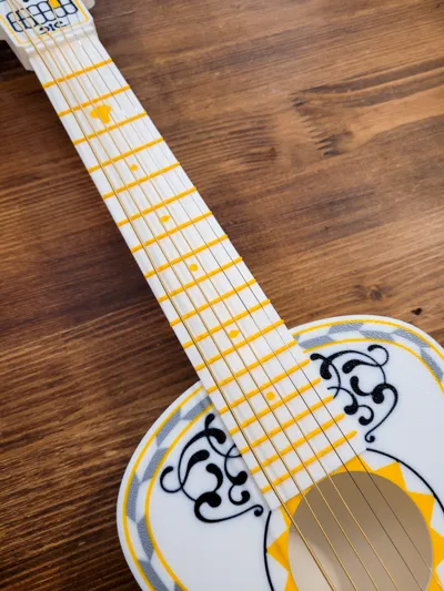 Guitarra Coco Disney Pixar por weah86 MakerWorld: Descarga Modelos 3D Gratuitos