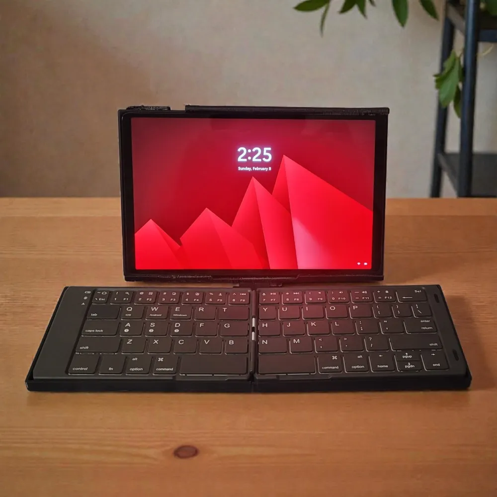 Legion Go Desktop Dock & Keyboard Stand - Free 3D Print Model - MakerWorld