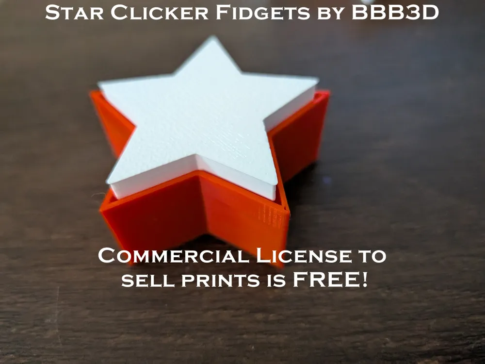 Star Clicker Fidgets - USA Patriotic by BBB3D MakerWorld: Download Free ...