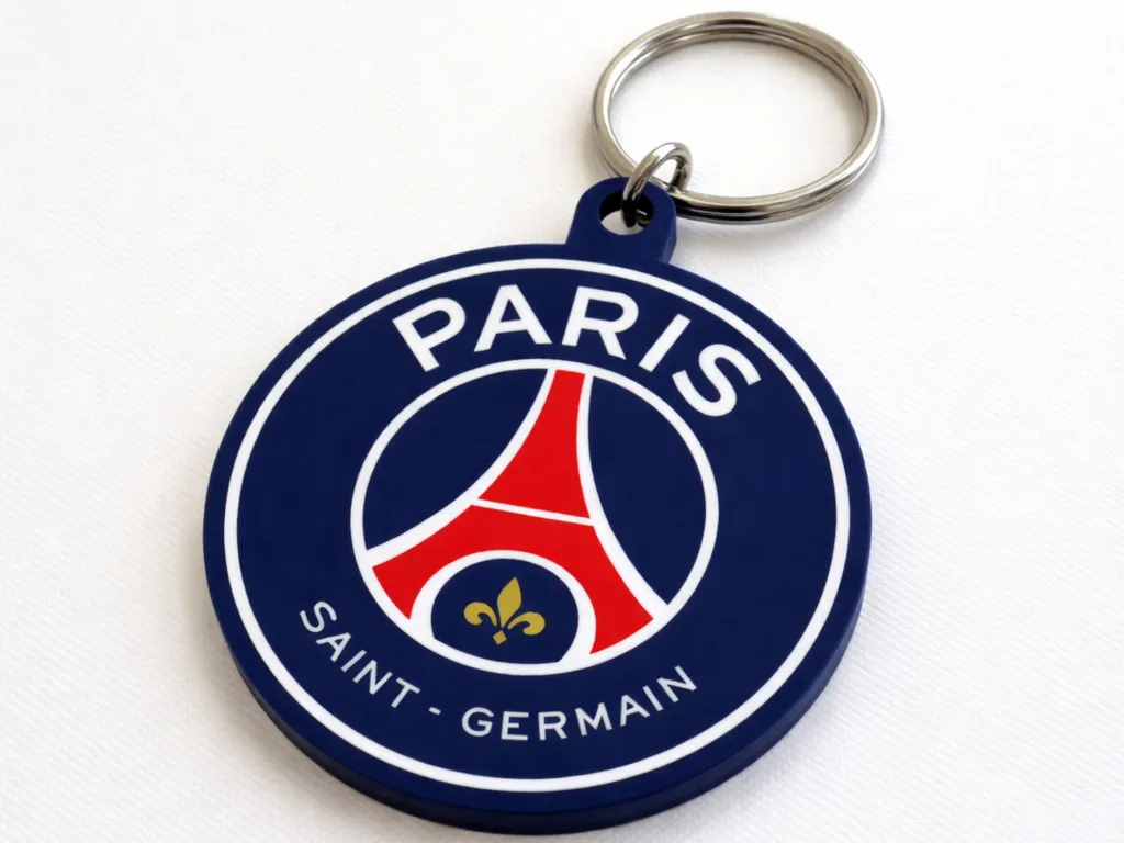 PSG Round Keychain – Paris Saint-Germain - Free 3D Print Model - MakerWorld