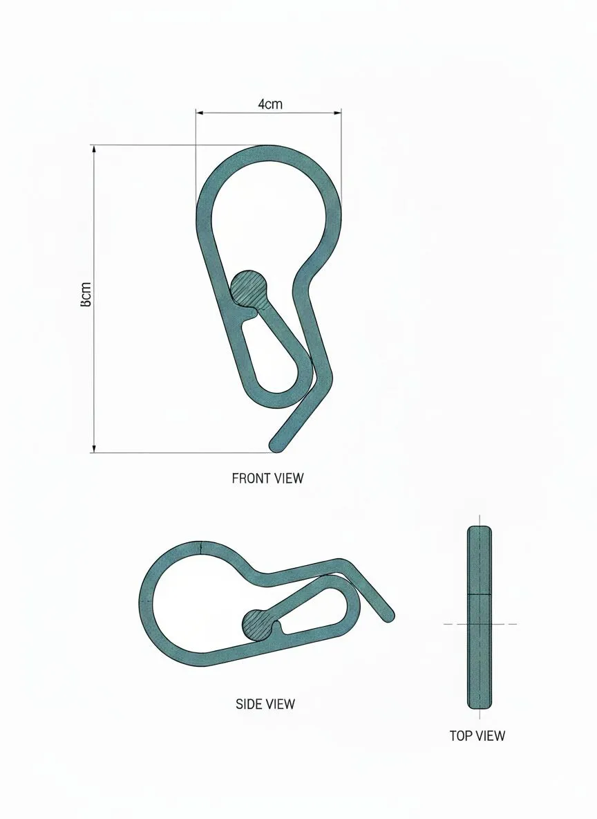 Key Carabiner - Free 3D Print Model - MakerWorld
