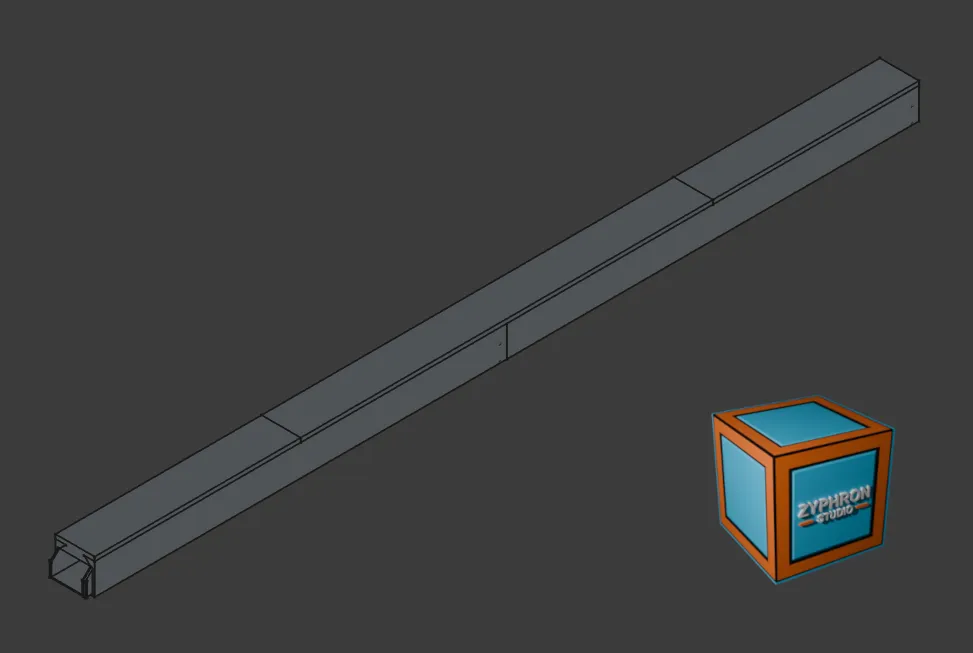 Modular cable duct by Zyphron Studio MakerWorld: Download Free 3D Models