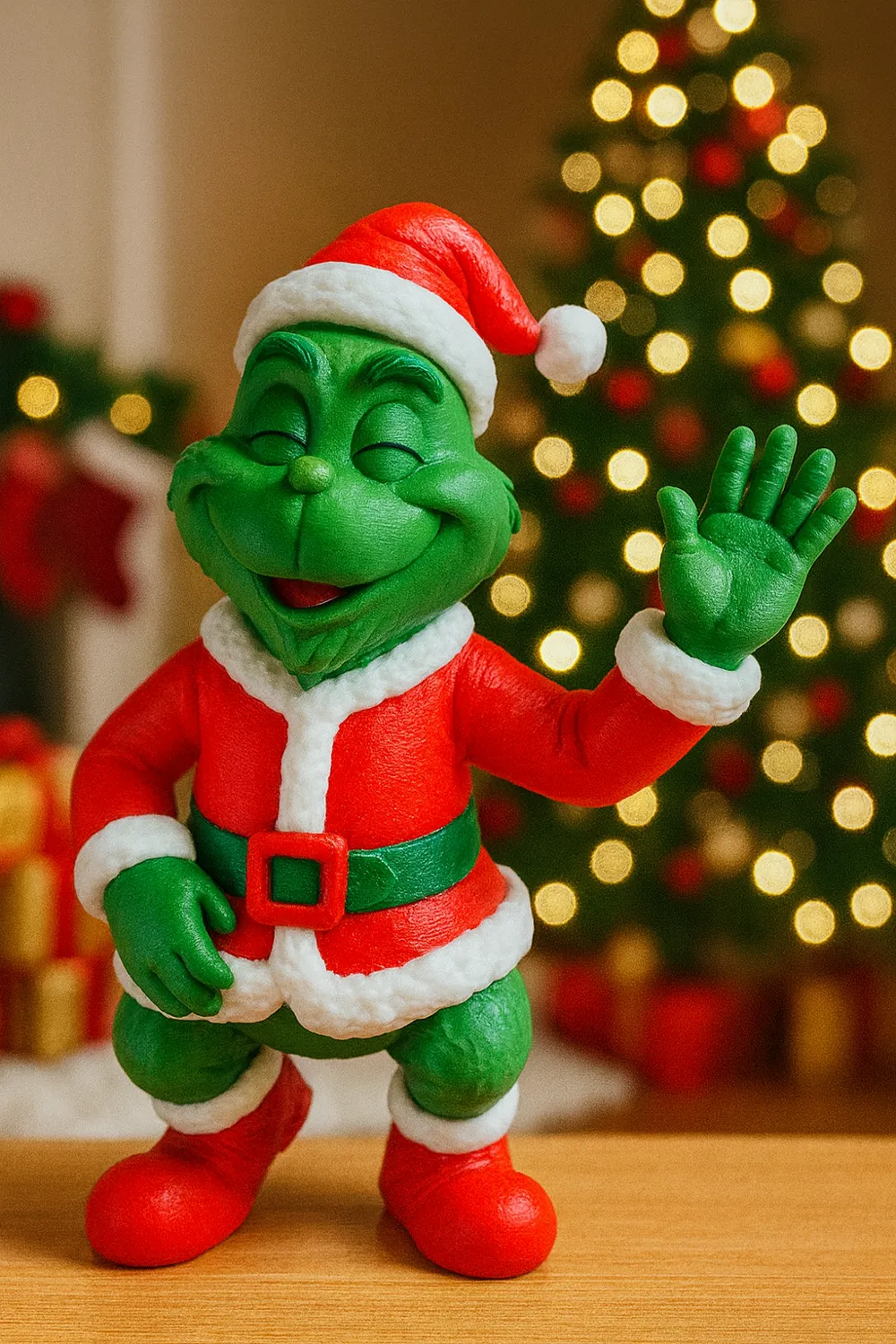 Grinch-Style Desk Mascot (Paint-Your-Own Edition) - Free 3D Print Model ...