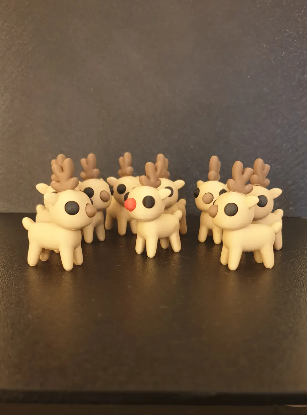 Rudolph and Reindeer - Free 3D Print Model - MakerWorld