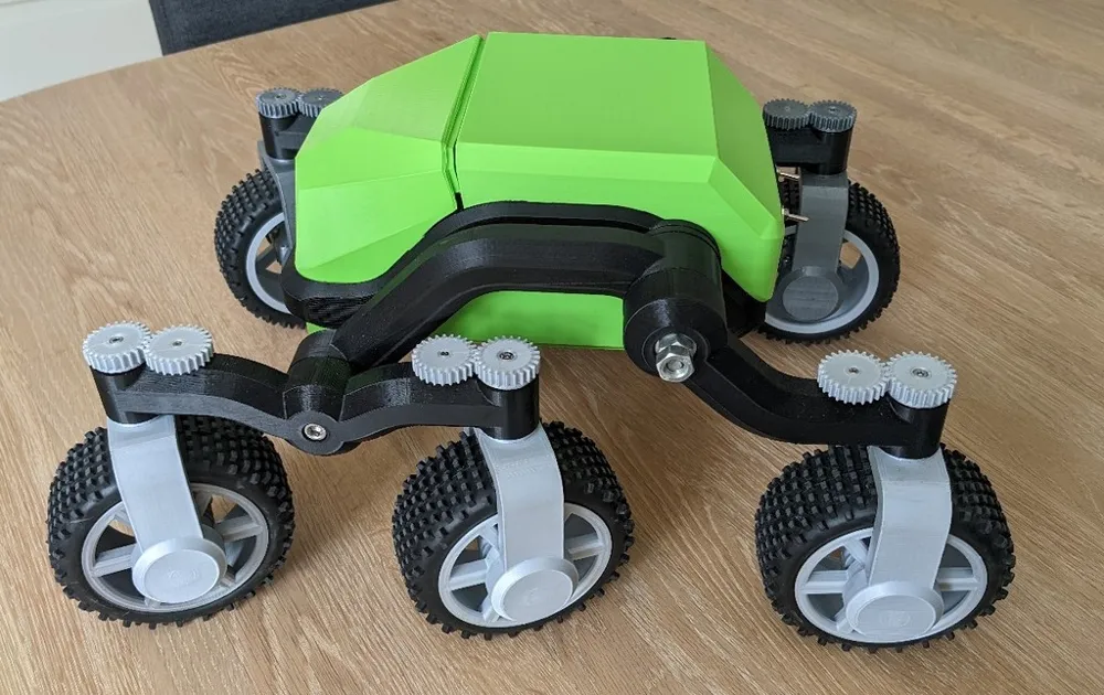 Stair Climbing Rover by WildWillyRobots MakerWorld: Download Free 3D Models