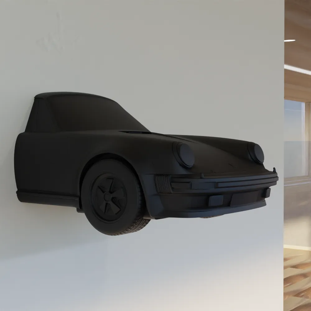 Porsche 911 Turbo 930 Wall Art - Front View – Kostenloses 3D ...