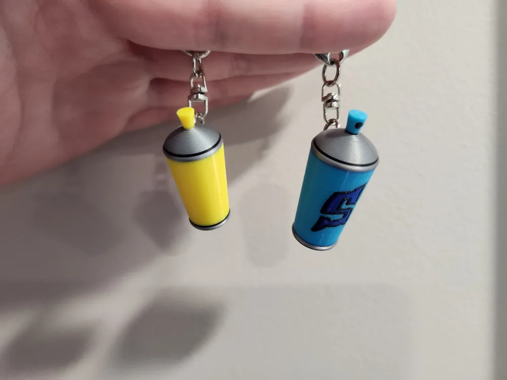 Jet Set Radio - Spray Can keychains by Amethyst3D MakerWorld: Download ...