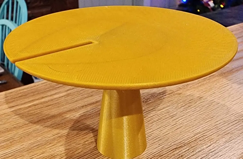 Christmas Tree Topper Platform with Cord Slot by LumenKnife - MakerWorld