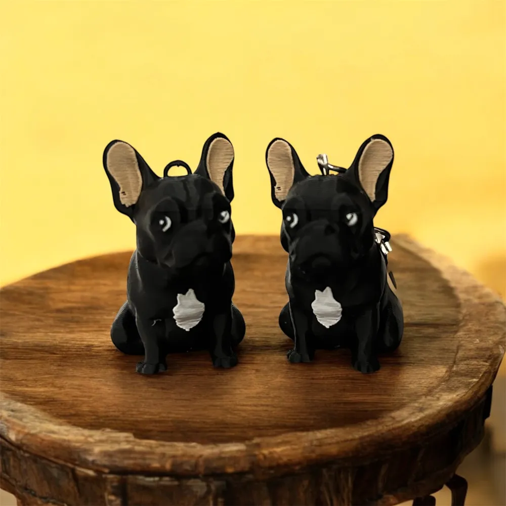 French Bulldog Keychain by makerlampit MakerWorld: Download Free 3D Models