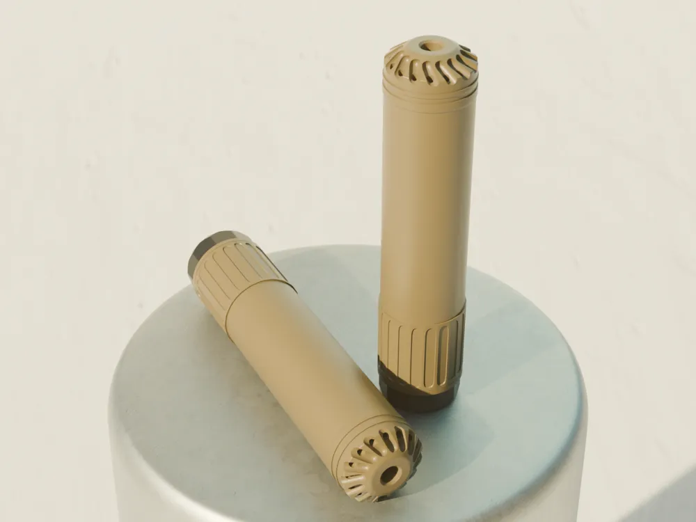 Custom Airsoft Mock Core Suppressor - Free 3D Print Model - MakerWorld